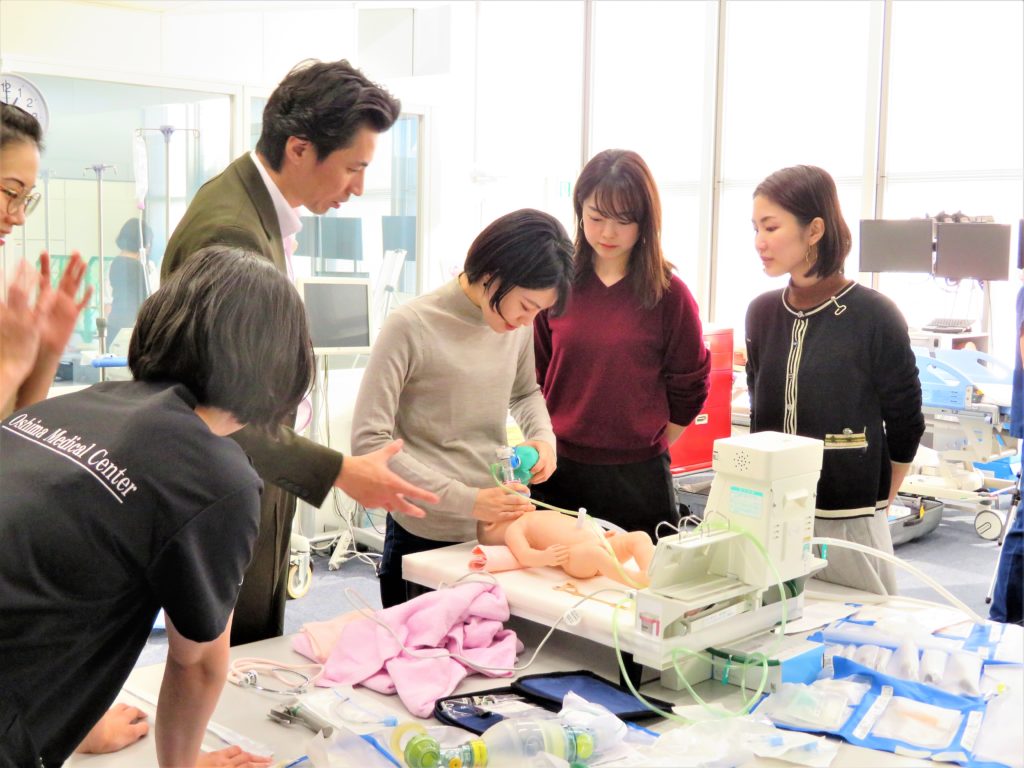 NCPR講習（産科）が行われました | 順天堂大学メディカルテクノロジーシミュレーションセンター